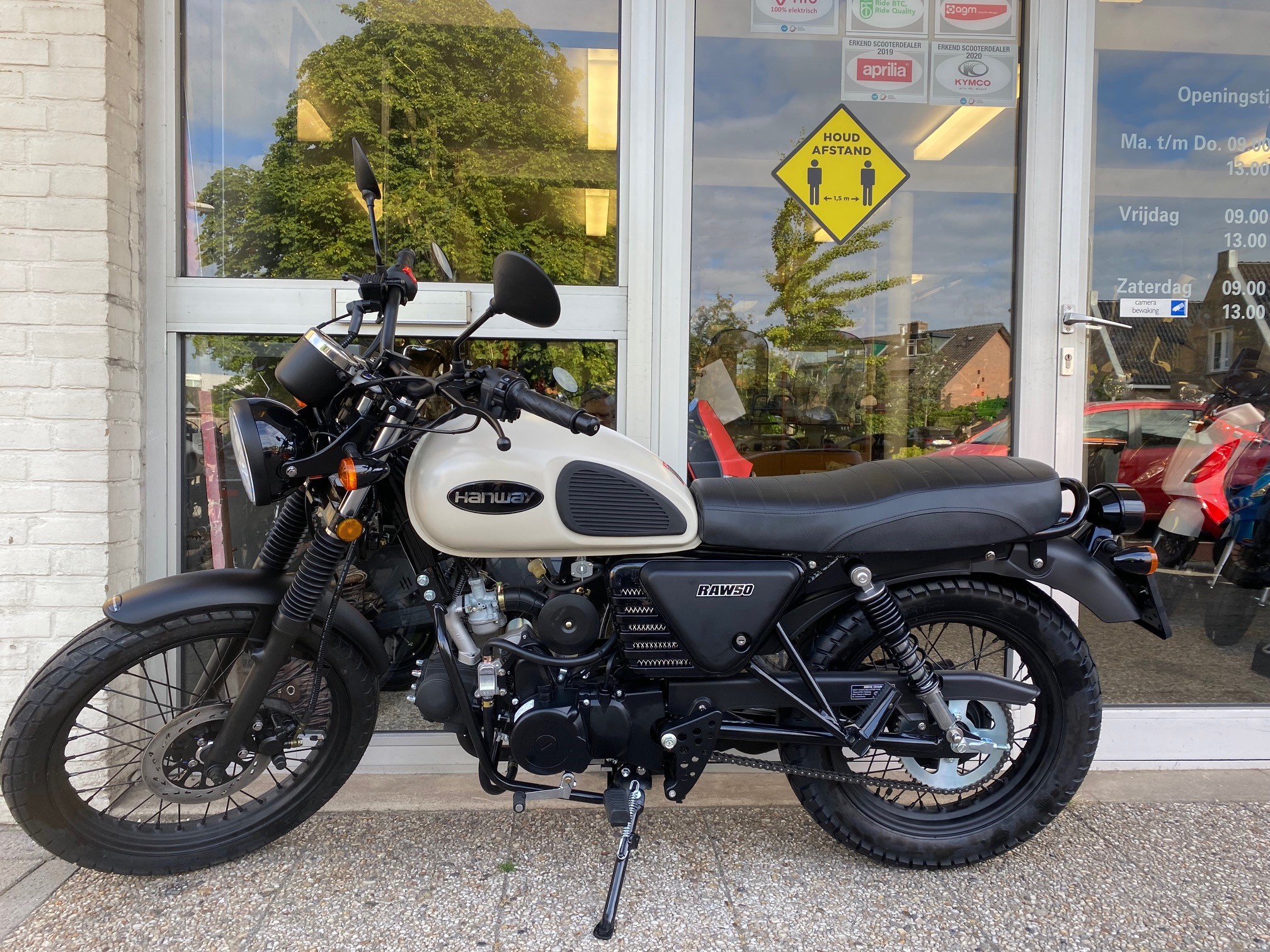 Hanway Caferacer RAW 50 | 4Takt | Ivory Shadow Line| Met ...